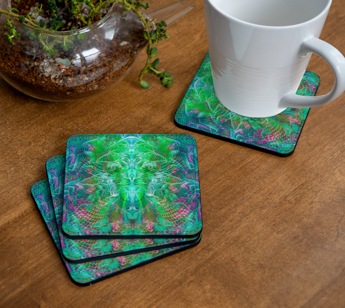 Saphira v2 Coasters – Johnathan Singer Art