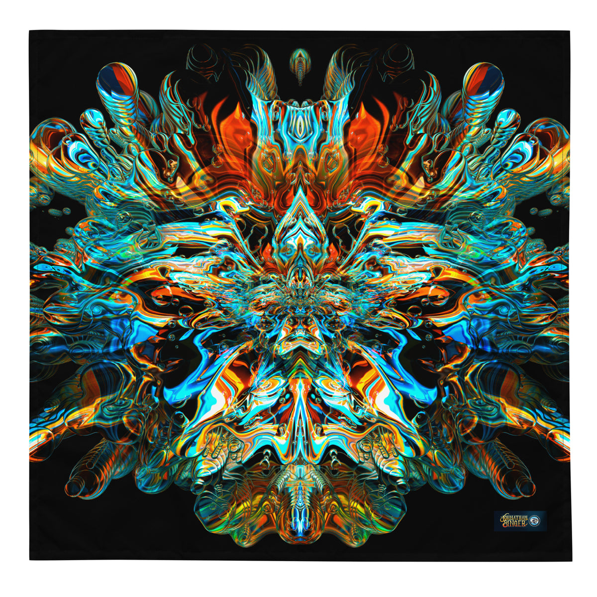 Mercury in Retrograde Bandana – Johnathan Singer Art