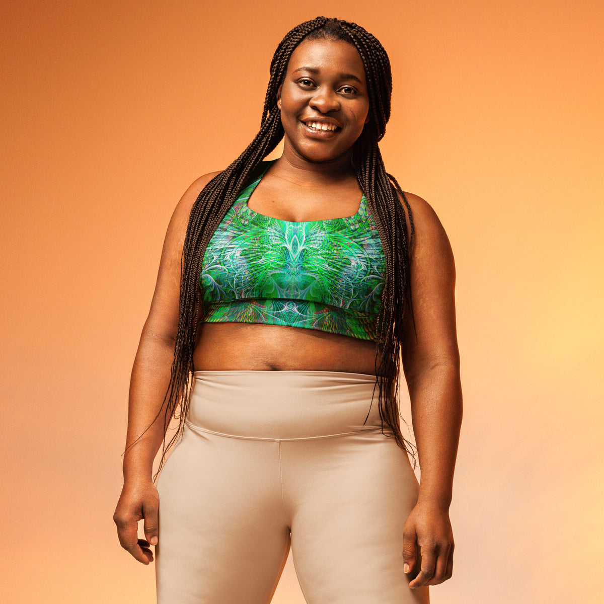 Saphira v2 Longline Sports Bra – Johnathan Singer Art