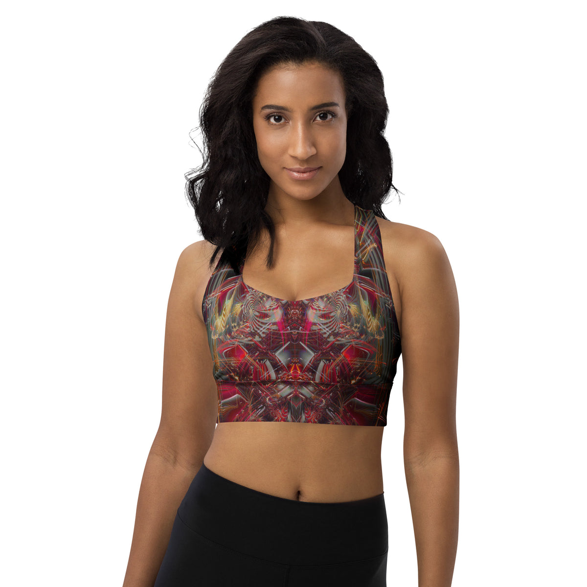 Mind's Eye Longline Sports Bra – Johnathan Singer Art