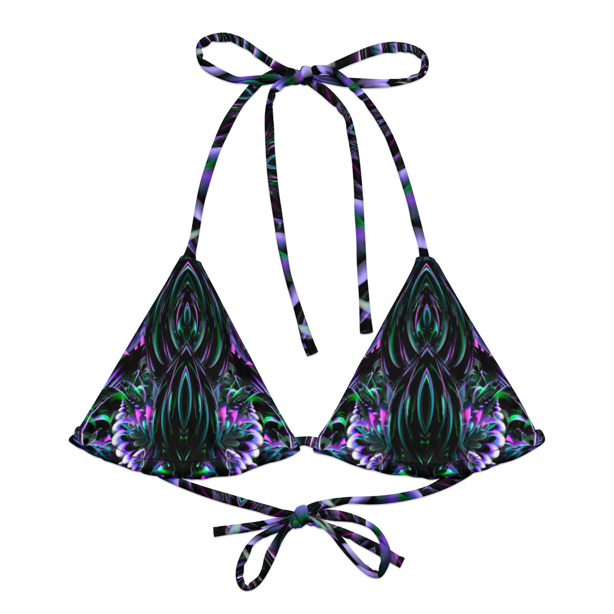 Threshold Consciousness String Bikini Top – Johnathan Singer Art