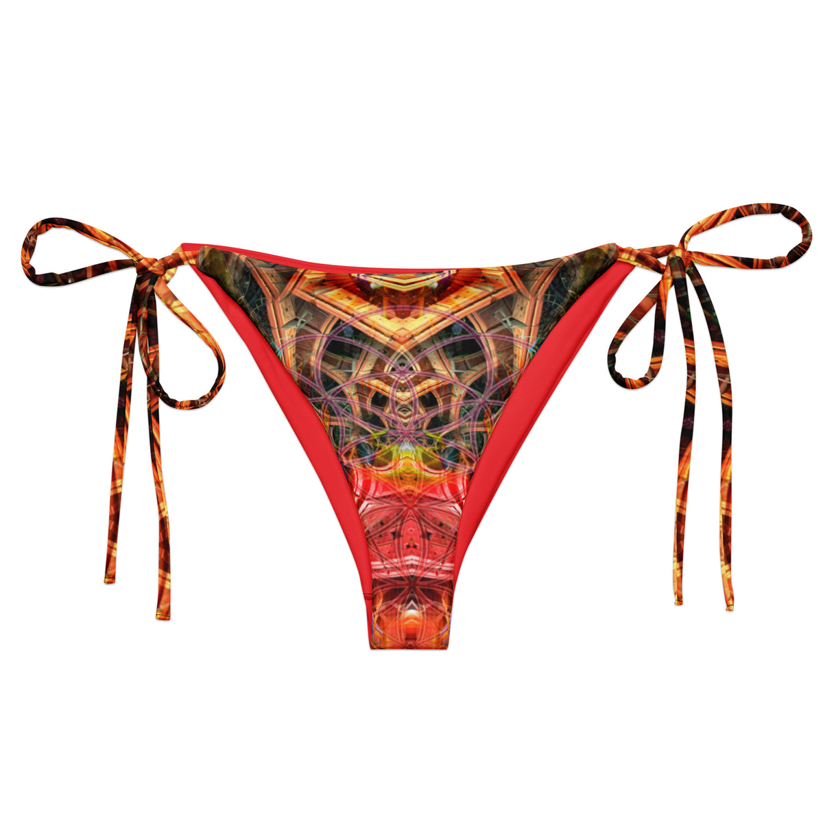 Birth of a Scarab String Bikini Bottom – Johnathan Singer Art