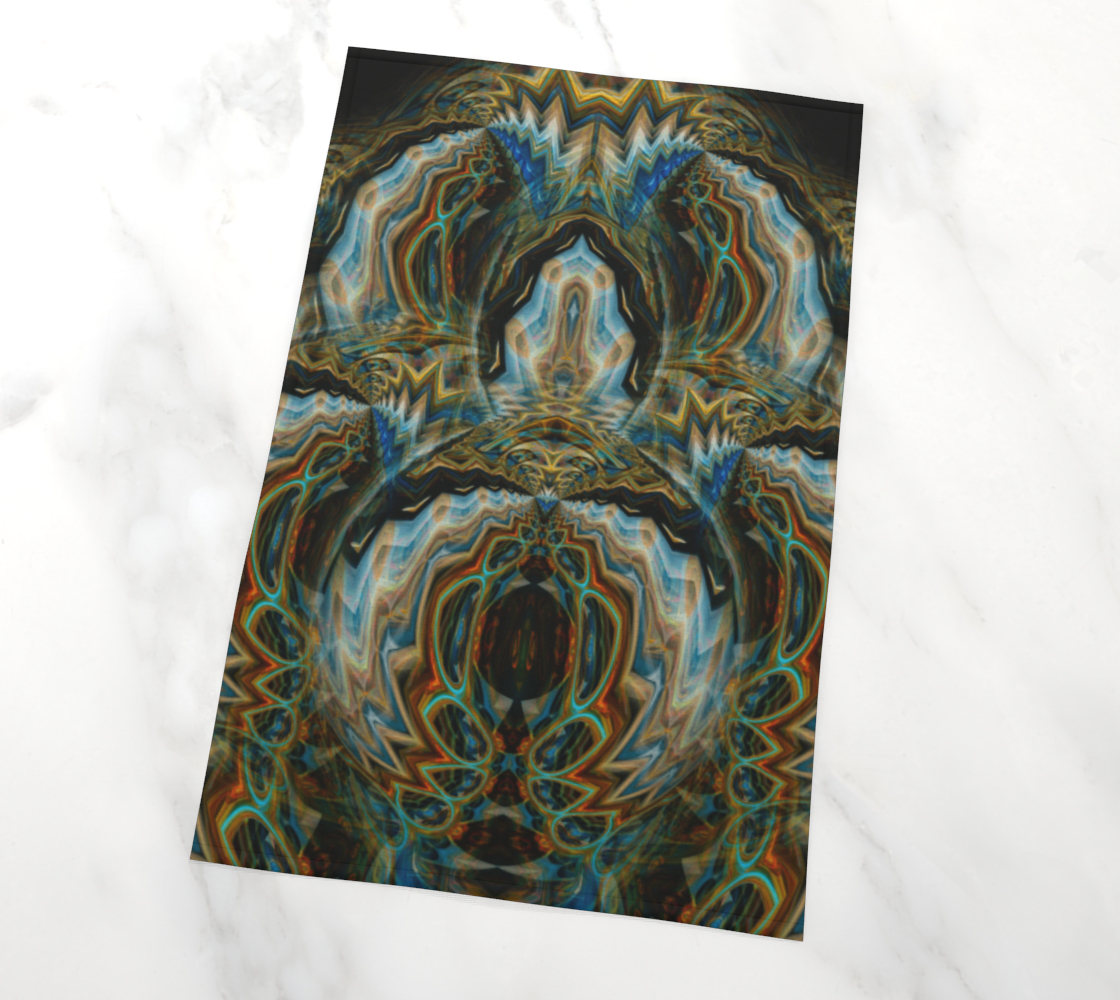 Alien Flower No.2 Tea Towel – Johnathan Singer Art