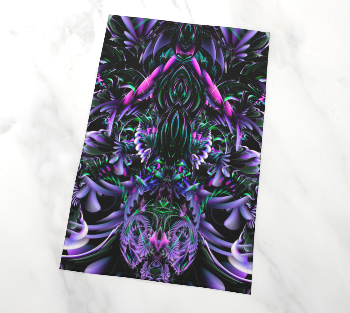 Threshold Consciousness Tea Towel – Johnathan Singer Art