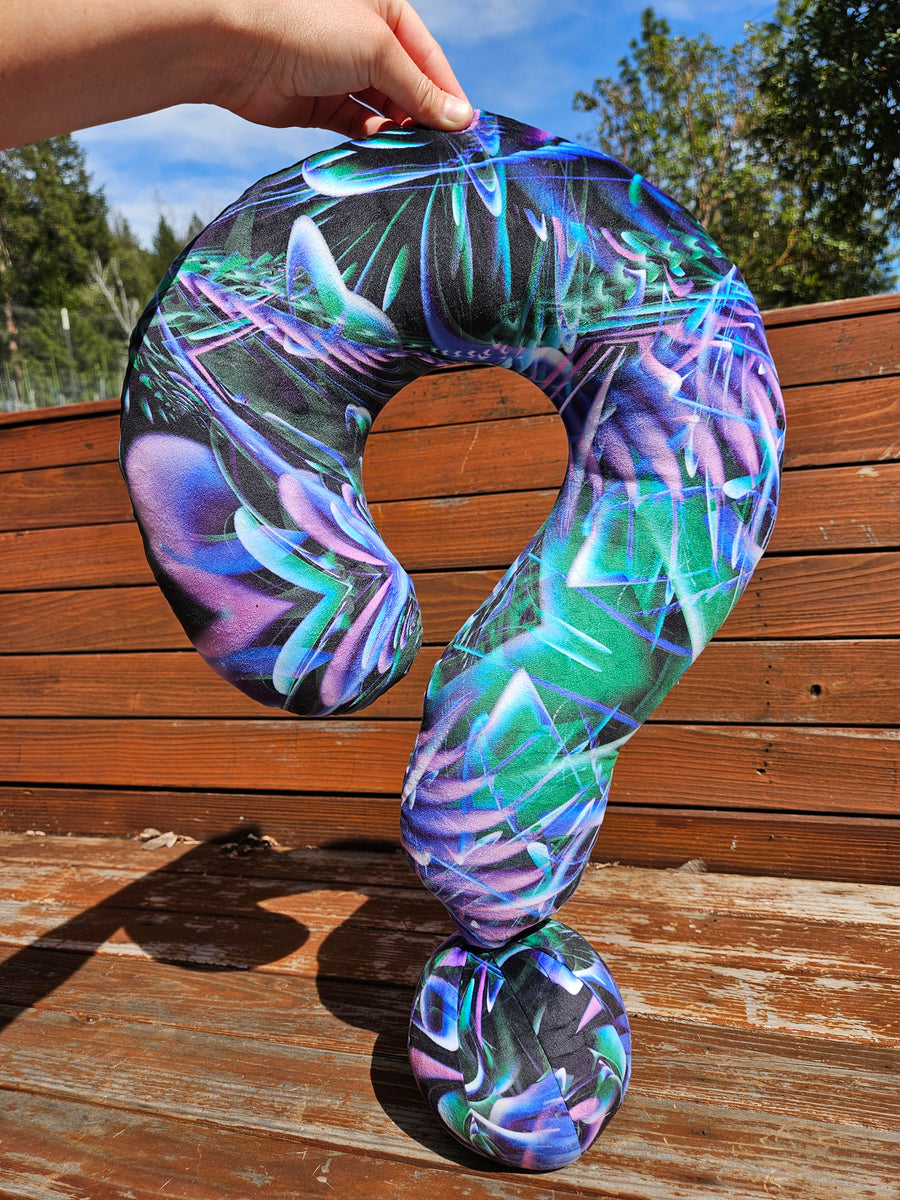 Hypnagogia Question Mark Pillow (LE 120) – Johnathan Singer Art