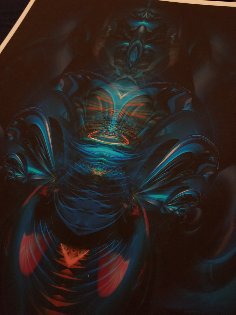 18"x24" ALIEN GARUDA ARTIST PROOF PRINT – Johnathan Singer Art