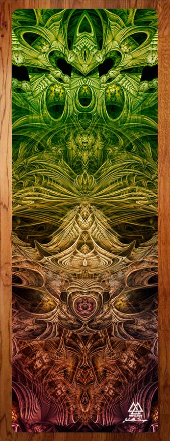 Spectral Evidence Yoga Mat | Johnathan Singer X Vision Lab | Visionary ...